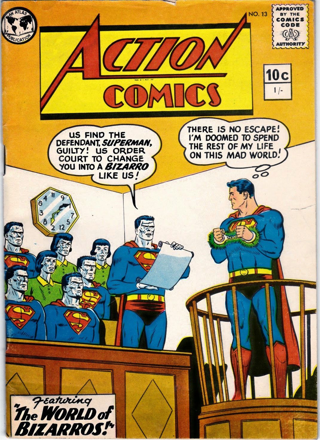 South African Comic Books: Atlas Publications Action Comics 13 Digest