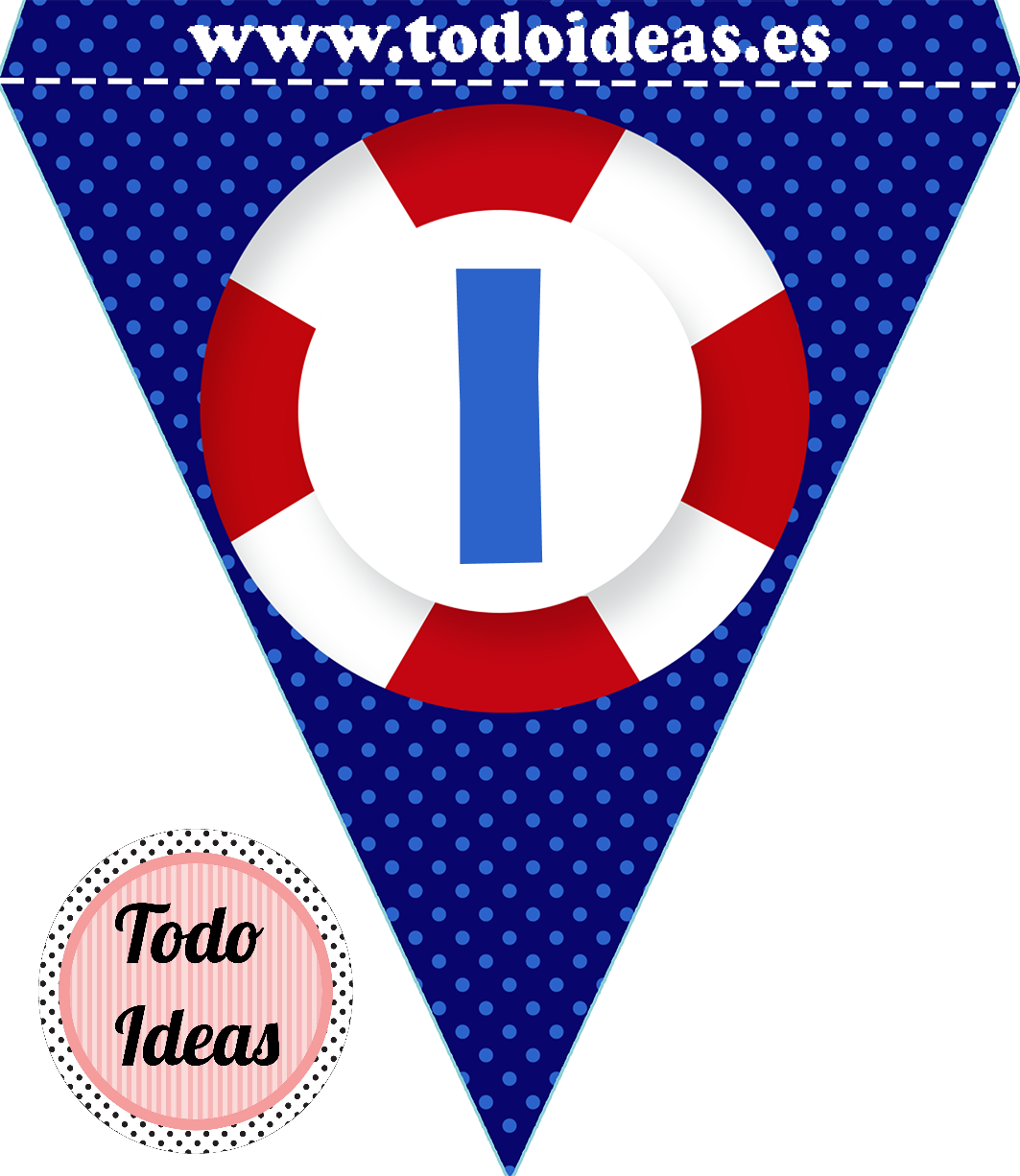 BLOG TODO IDEAS Y MAMI ES DIVERTIDA: BANDERINES MARINEROS