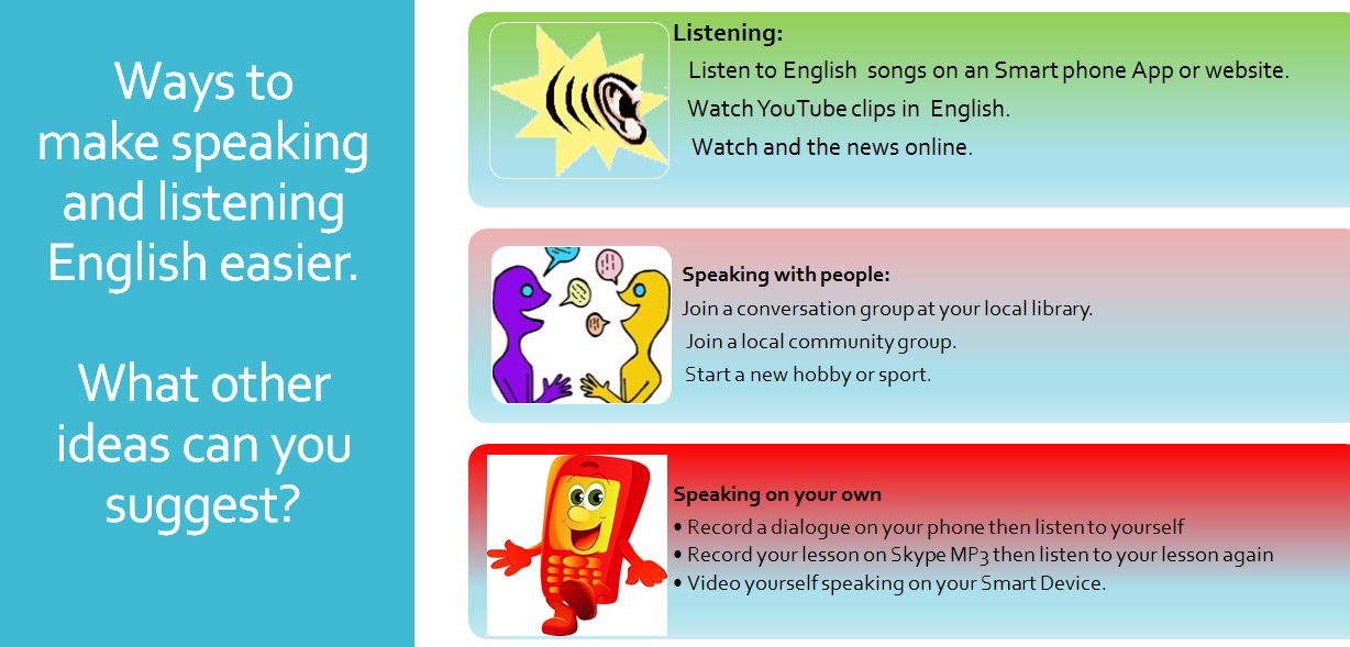 AMEP DISTANCE LEARNING: Ways to make learning English easier