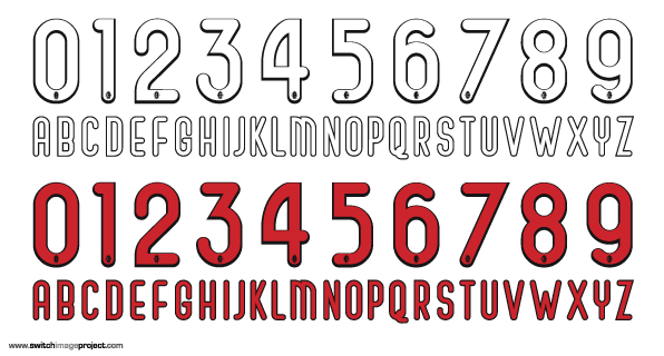 Football teams shirt and kits fan: Milan font so far...