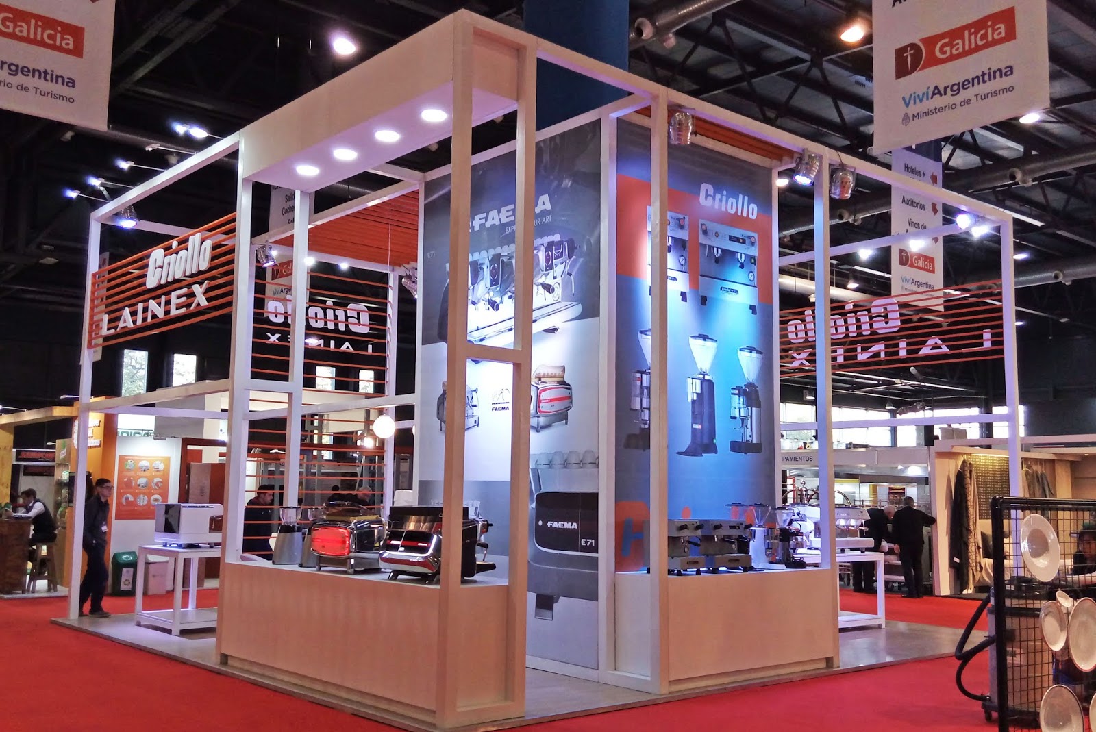 Diseño y montaje de stands de Exposiciones.