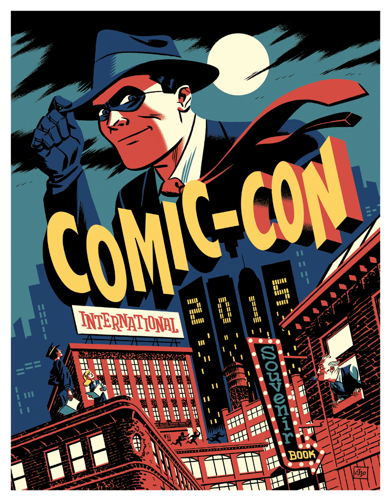 Michael Cho's sketchbook: Comic-Con International 2015 Souvenir Book Cover