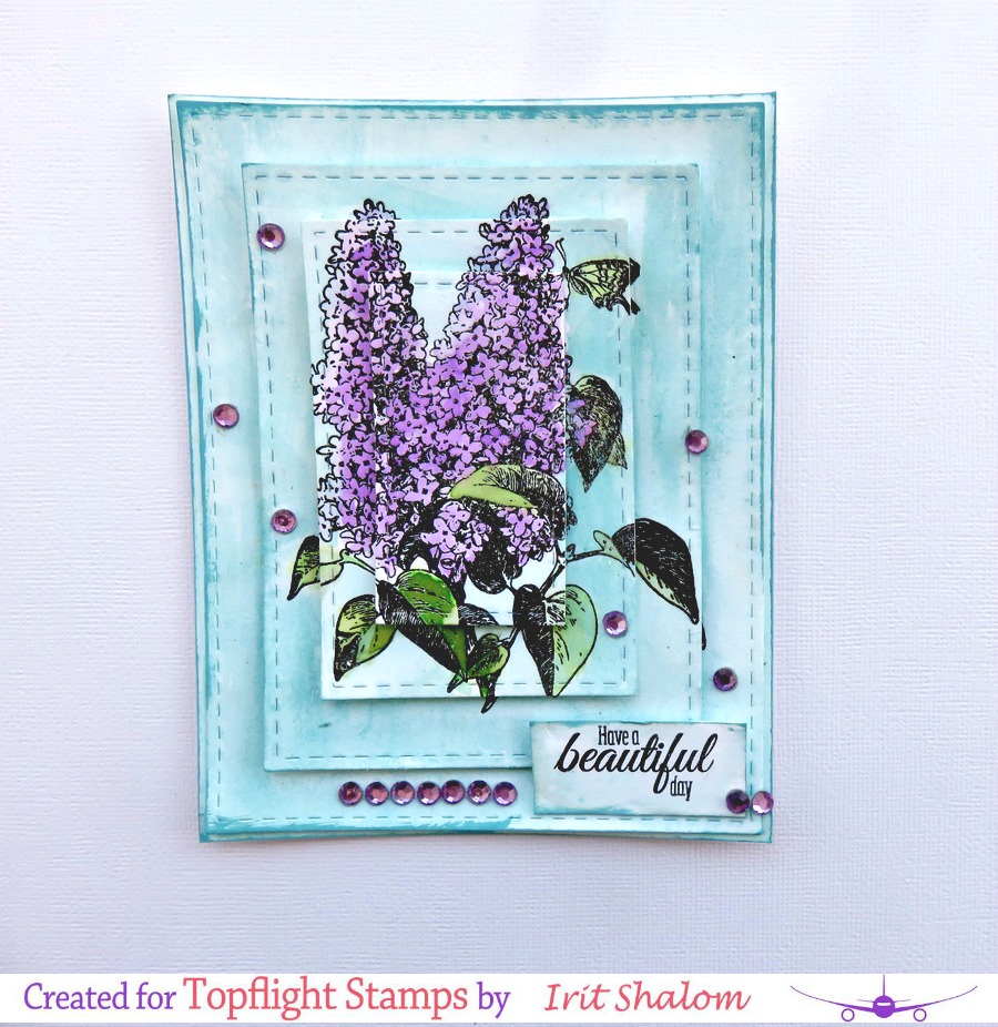 Topflight Stamps: Beautiful day card tutorial
