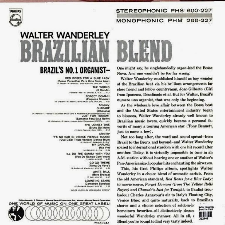 ENTRE MUSICA: WALTER WANDERLEY - Brazilian Blend (1965)