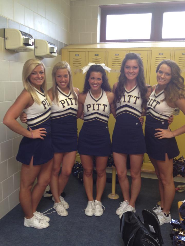 NFL and College Cheerleaders Photos: Pitt Cheerleaders Excited for the ...
