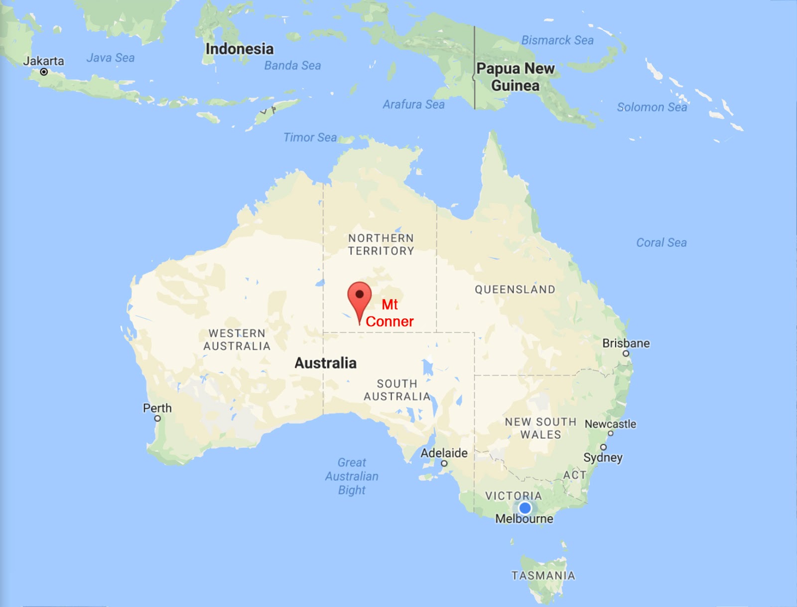 NixPages: MOUNT CONNER, NORTHERN TERRITORY