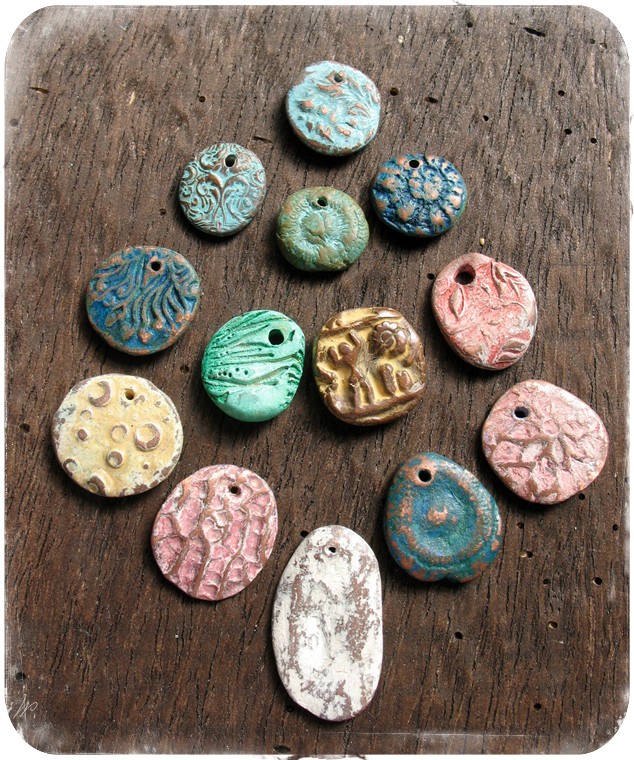 Missficklemedia.com: Copper Clay Impression Rings