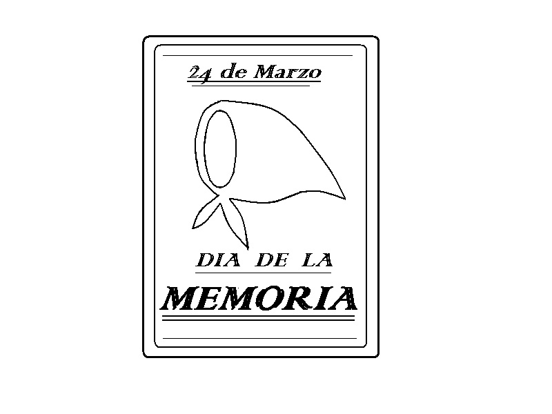 DIBUJOS PARA DOCENTES: 24 de Marzo DIBUJOS PARA DOCENTES: 24 de Marzo