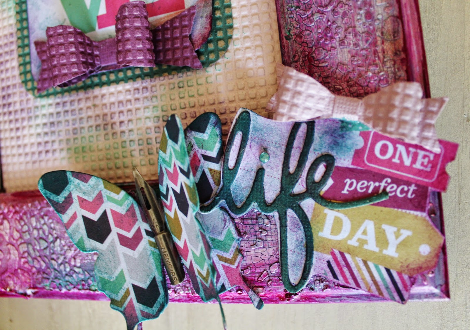 Pam Bray Designs: A Girl with Flair: Mixed Media Frame and Card with ...