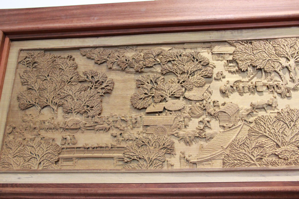 Ukiran kayu khas Anhui yang halus ~ China Indonesia Information