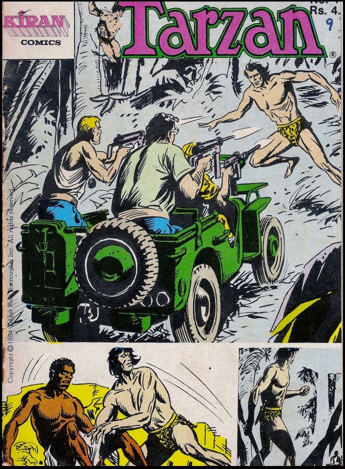 Books and Comics: #693 - Two Tarzan comic books from Kiran Publications