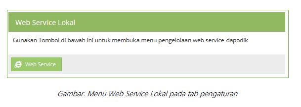 Mengenal Fitur Web Service Aplikasi Dapodik - SIAP UJIAN