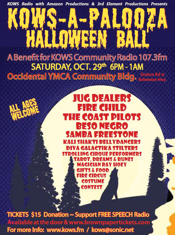 Sonoma County Gazette: KOWS Community Radio Benefit