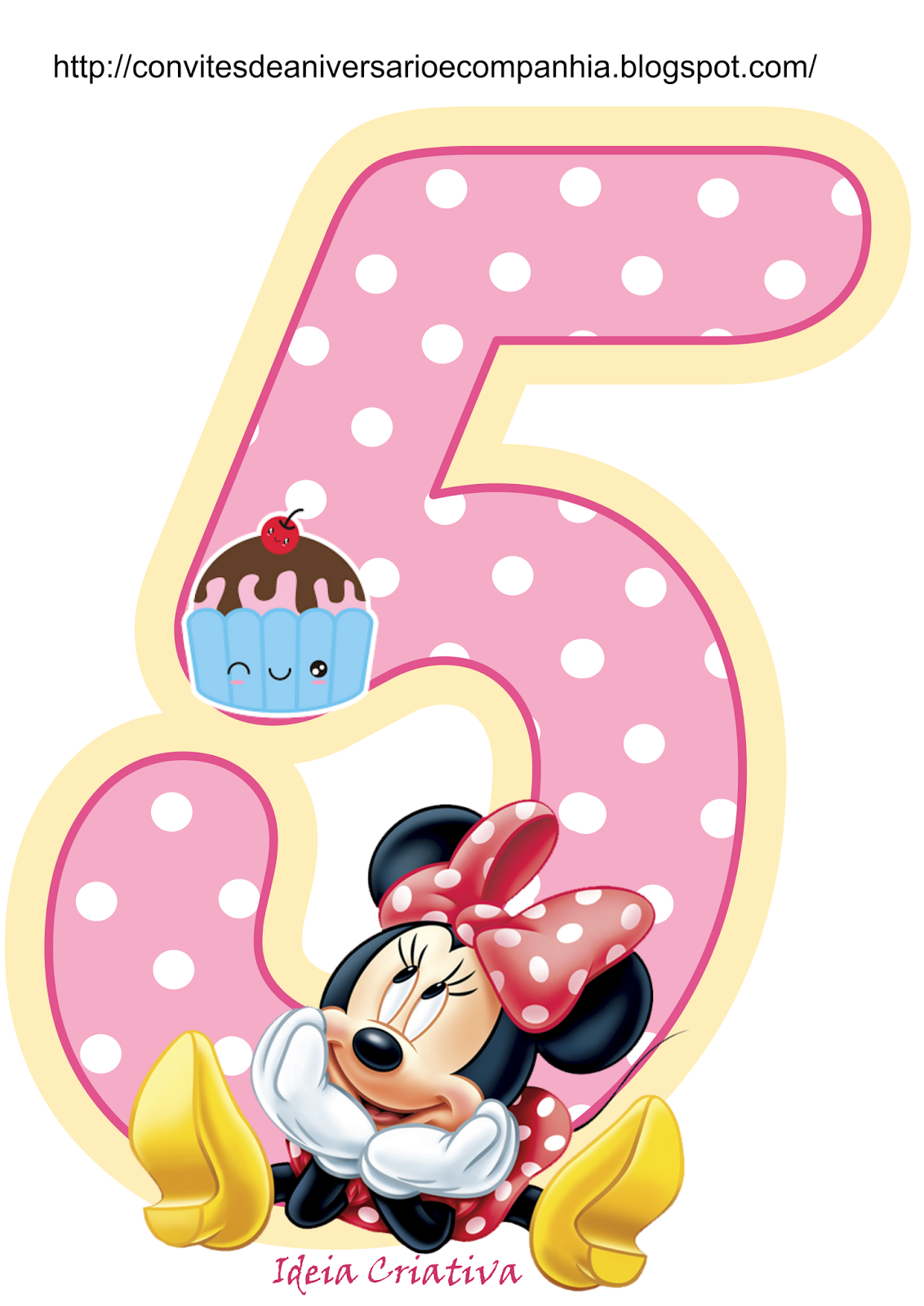 Minnie is 5: Free Printable Mini Kit. - Oh My Fiesta! in english