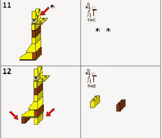 Lego Therapy: Simple and visual instructions to build a Giraffe With Lego