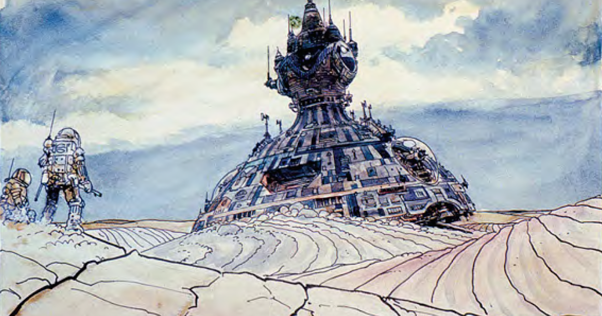 Alien Explorations: Alien : Moebius' derelict ship exterior