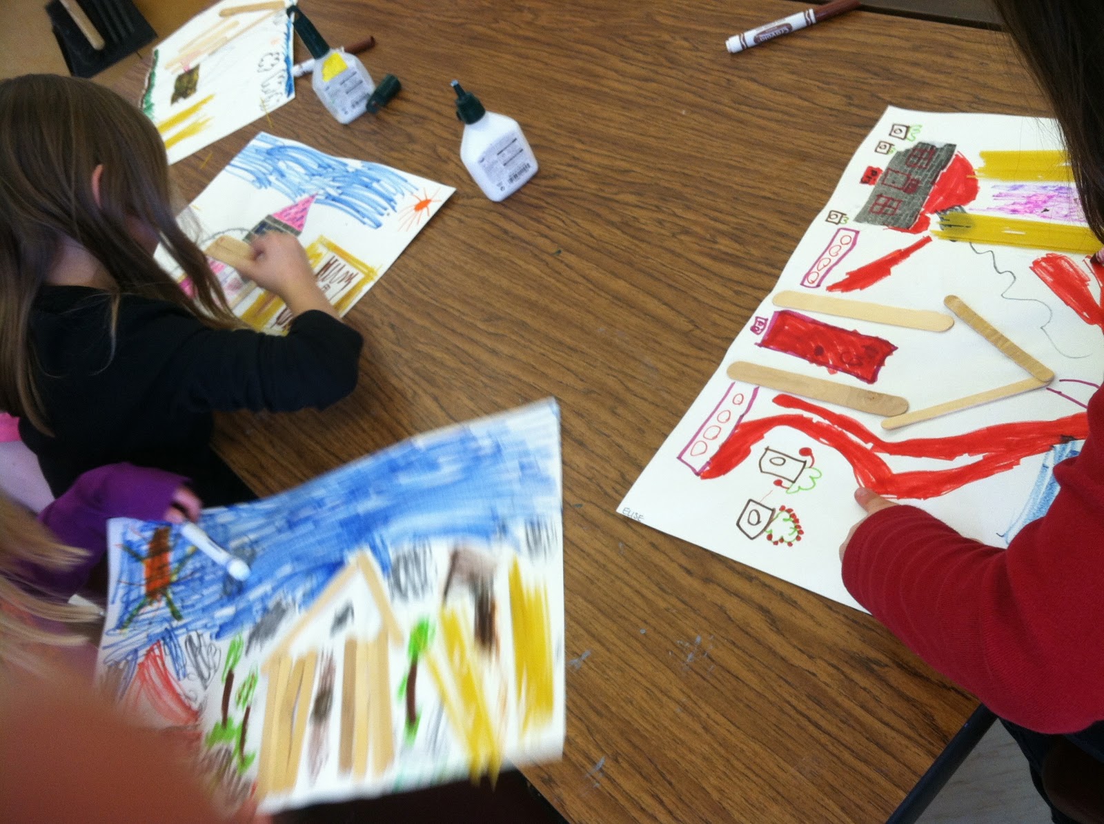 Less Talk More Artwork: Kindergarten Texture