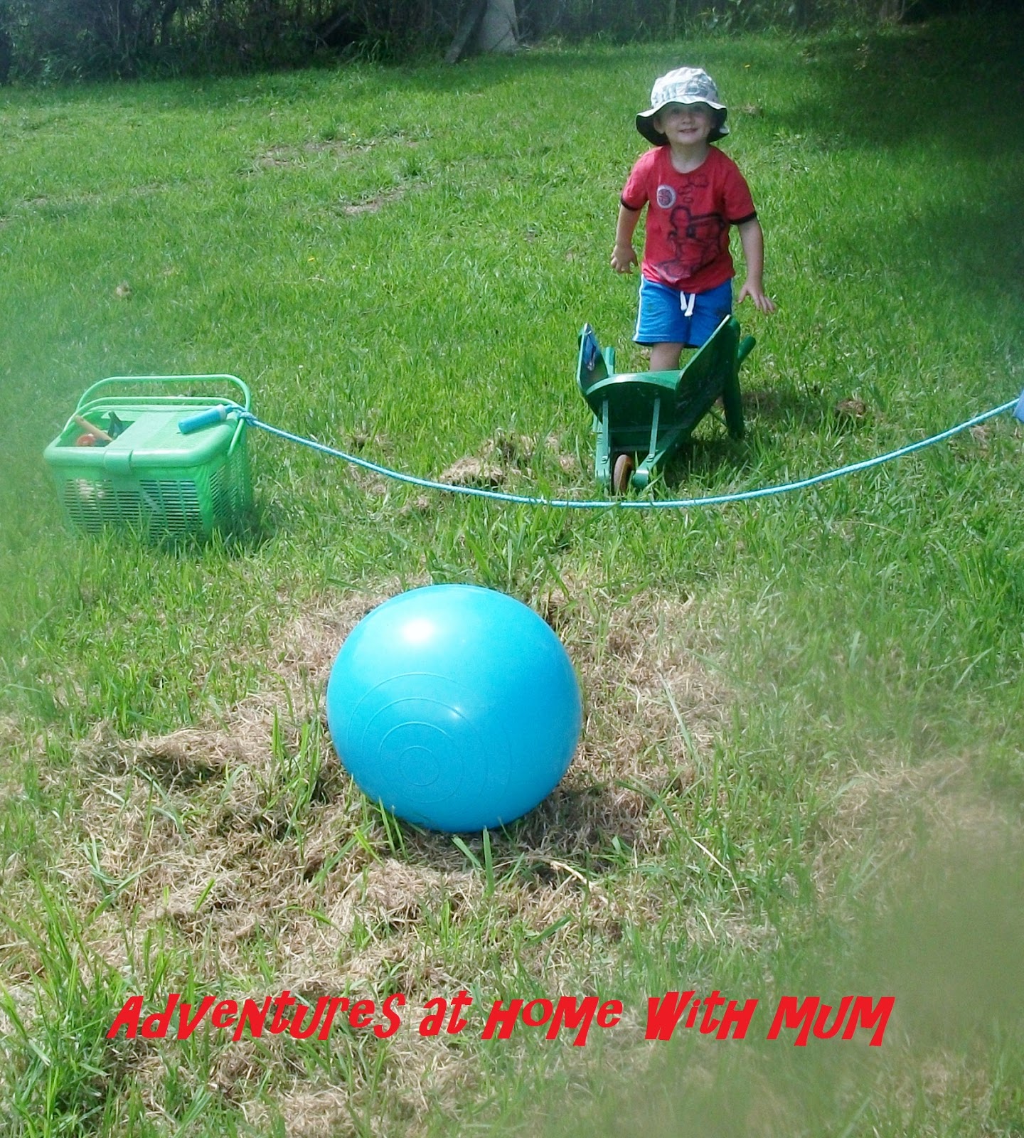 Adventures at home with Mum: Outdoor Obstacle Course