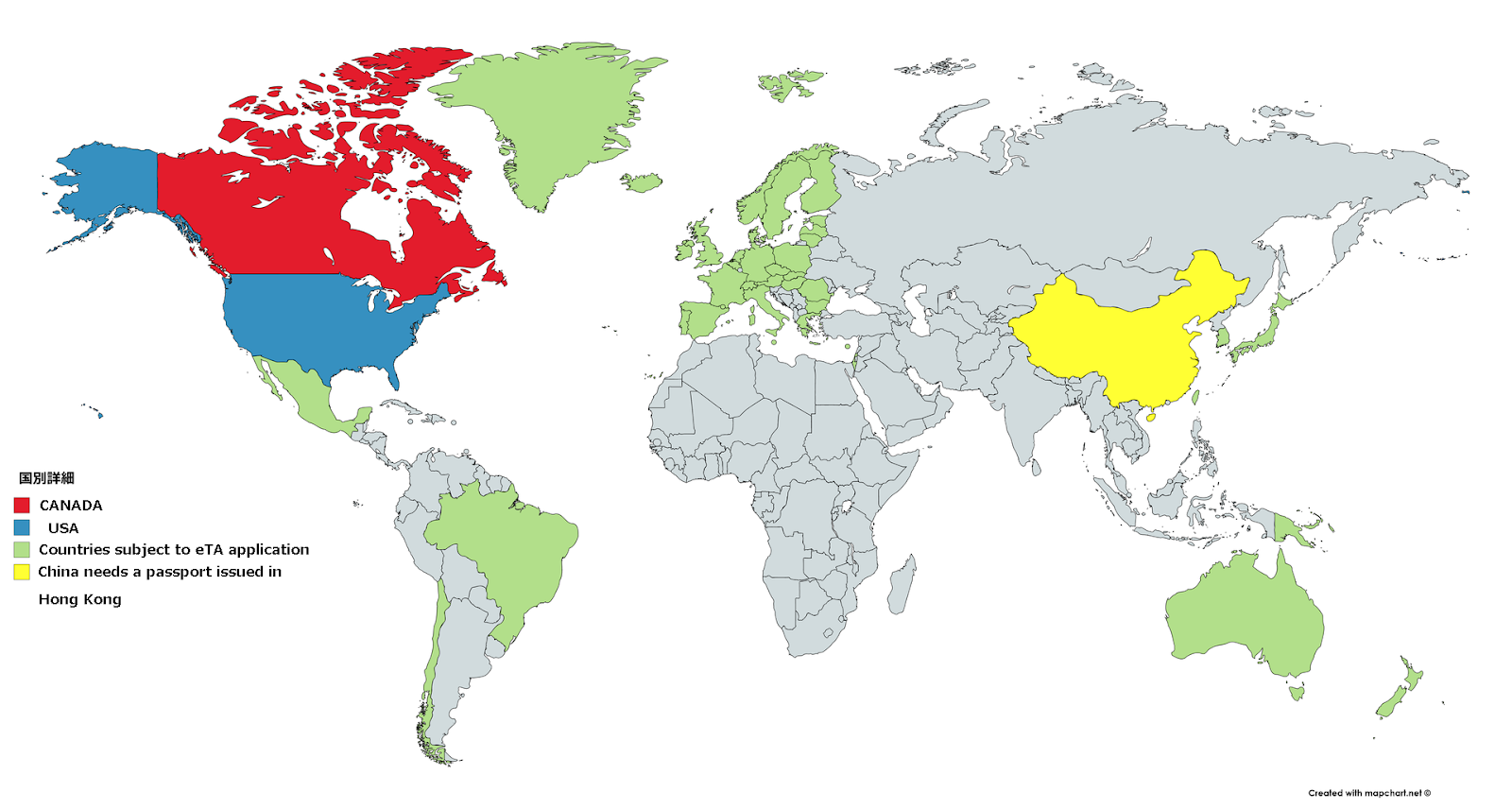 Who needs a visa to enter Canada?