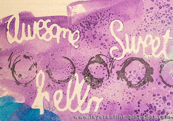 Layers of ink: Watercolour Words Tutorial