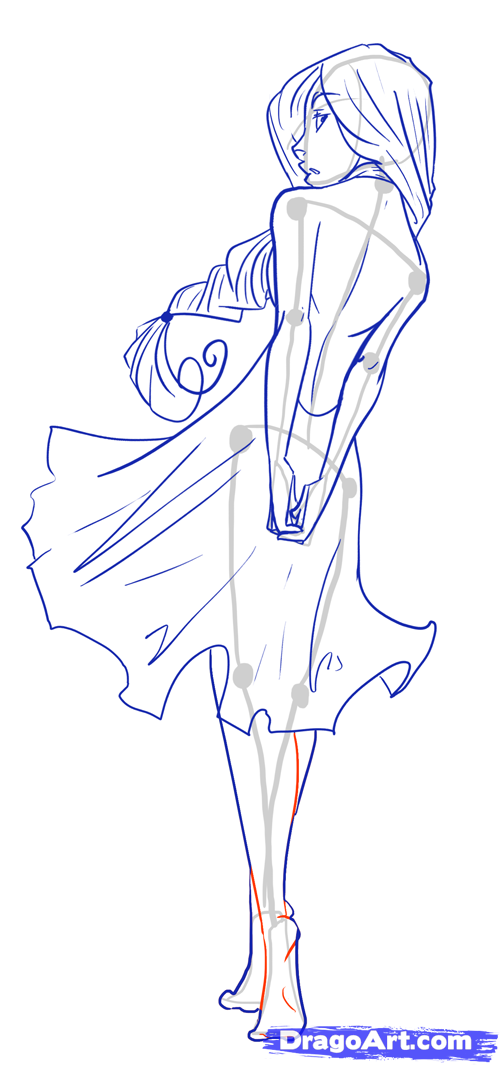 How to Draw Female Figures, Draw Female Bodies | Toons Mag Plus