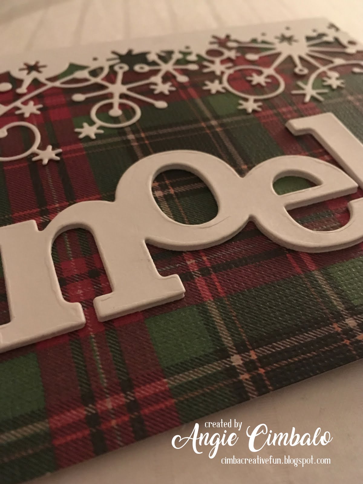 Cimbacreativefun: Noel & Believe Stacked Sentiments Christmas Cards