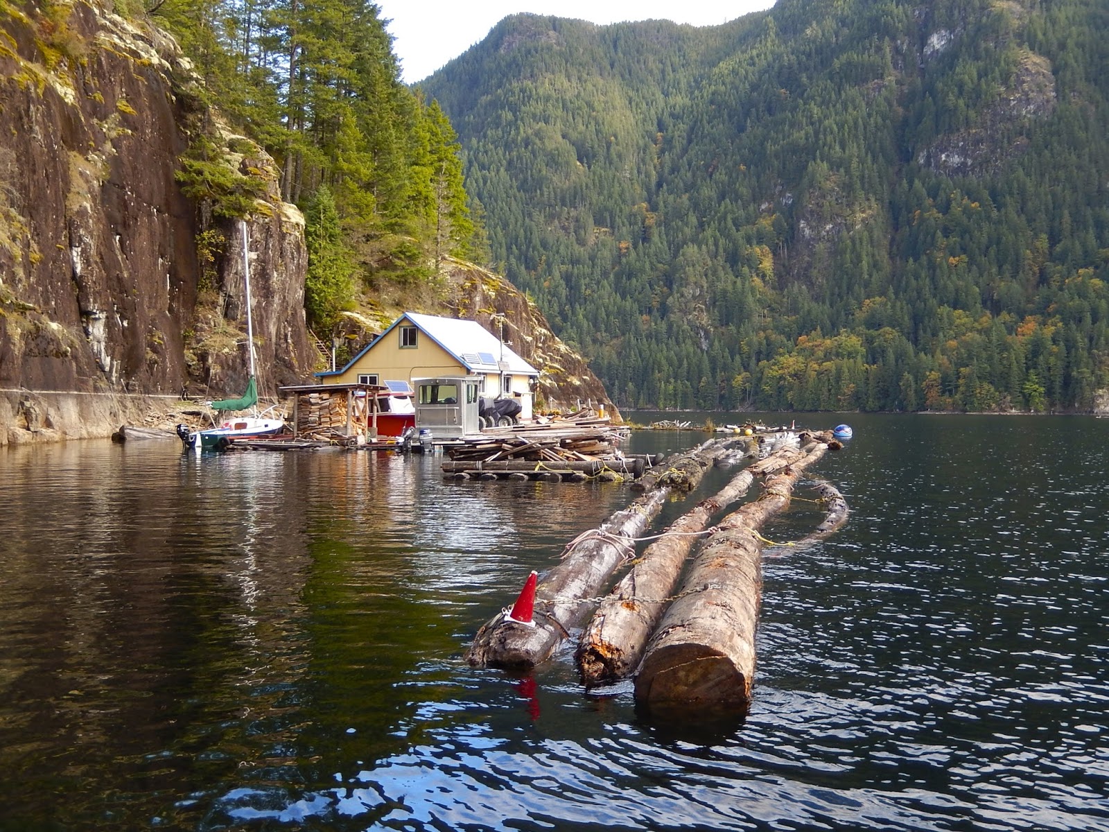 Powell River Books Blog: Enlarging our Log Boom