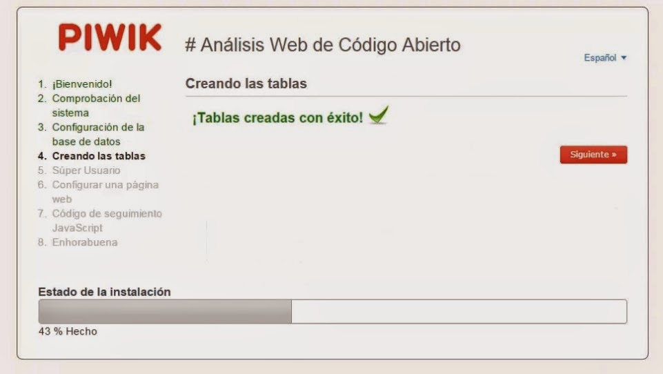 Instalar Piwik - Web analytics open source | Sandrita - Software engineer