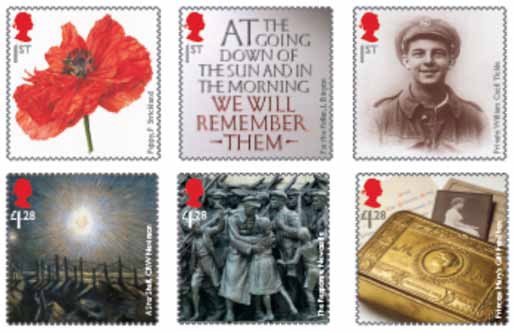 Norvic Philatelics Blog: Images of 2018 World War I Centenary stamp ...