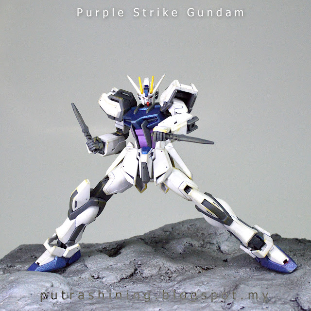 HGCE 1/144 Aile Strike Gundam Custom by Putra Shining "Purple Strike ...