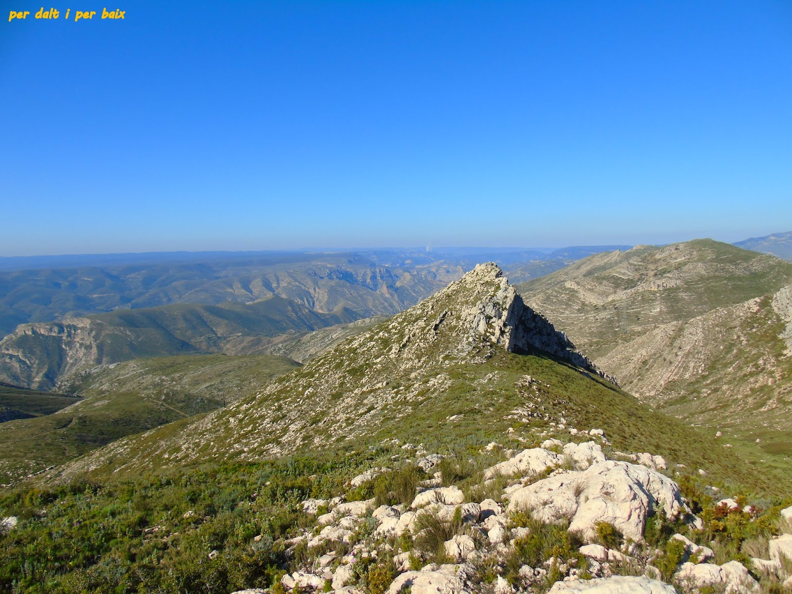 Pico del Ave (952 m.) desde Dos Aguas ~ Per Dalt i Per Baix