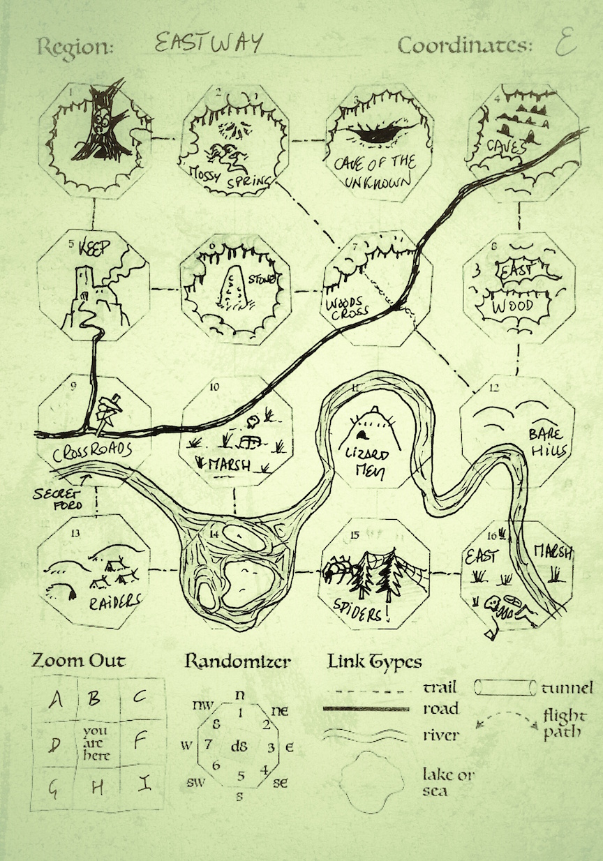 Holmes Basic G+ Community Archive (Beta): Pointcrawl map of the B2 ...