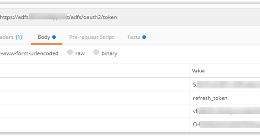 Random thoughts and collisions: ADFS : Postman : Getting refresh token ... Random thoughts and collisions: ADFS : Postman : Getting refresh token ...