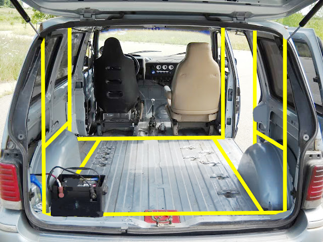 minivandesignbureau: Soft, light and strong-your minivan's storage.