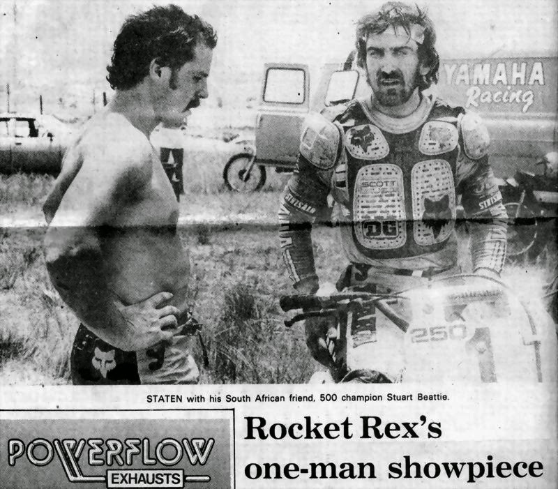 ‘ROCKET’ REX Staten Fan Page: SOUTH AFRICA Days