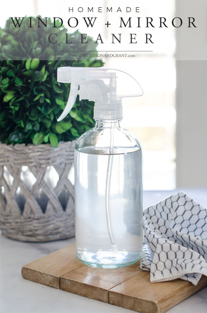 Non-Toxic DIY Glass, Mirror, and Window Cleaner | anderson + grant