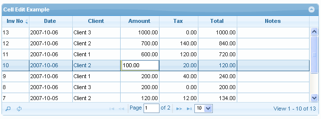 [jqGrid] jqGrid에서 제공하는 기능 및 기본구조