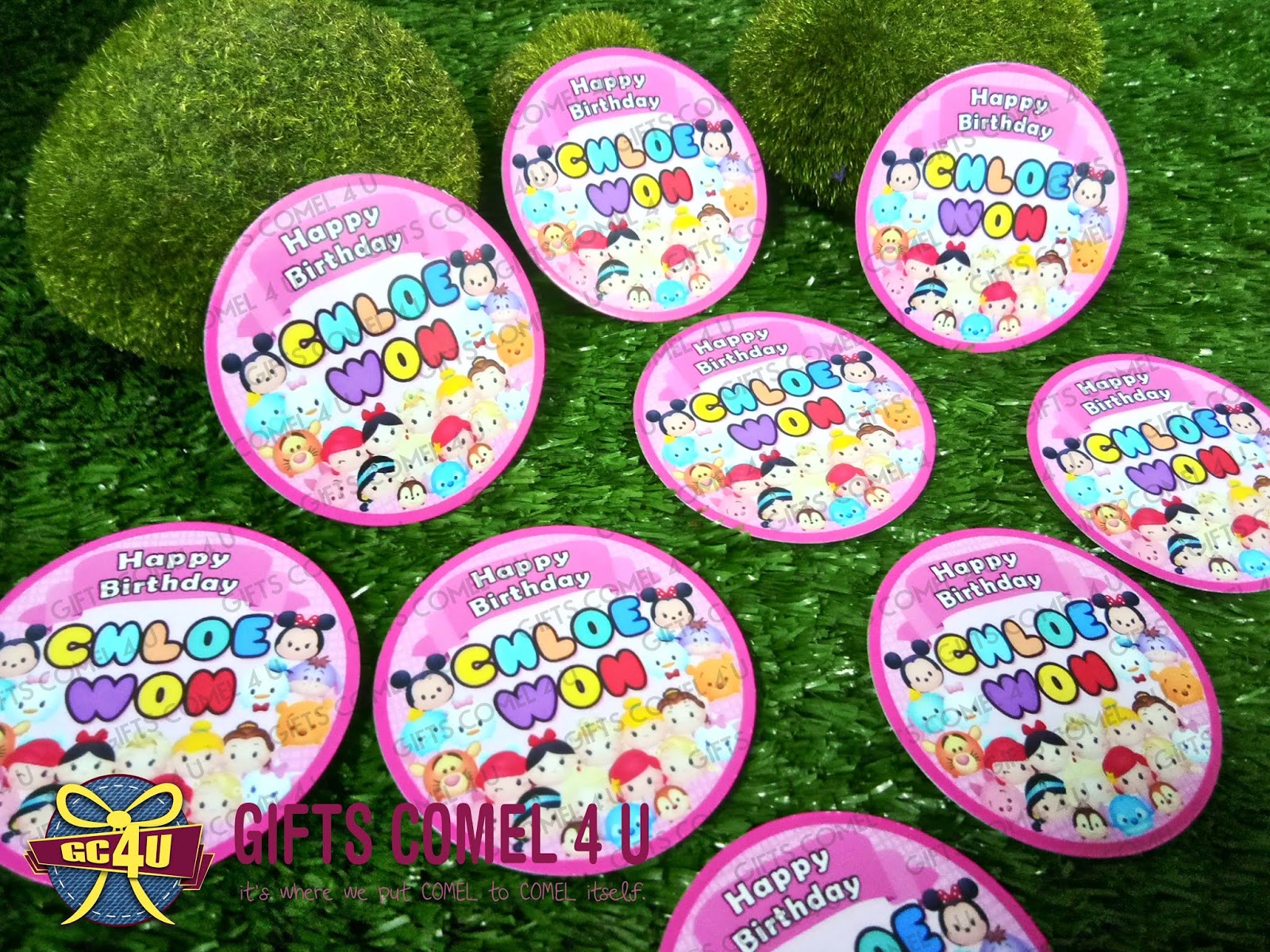 Gifts Comel 4 U: Stickers & TQ Tag