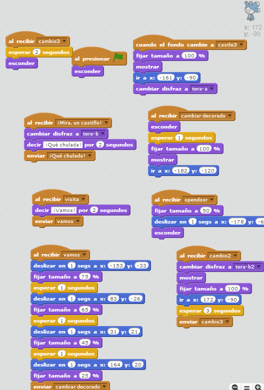 TANGLED-WIRE: Historia interactiva (SCRATCH)