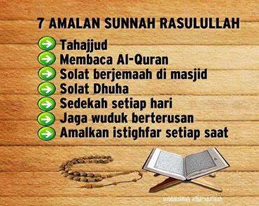 Badan Sihat Hati Ceria: 7 Amalan Sunnah Rasulullah S.A.W