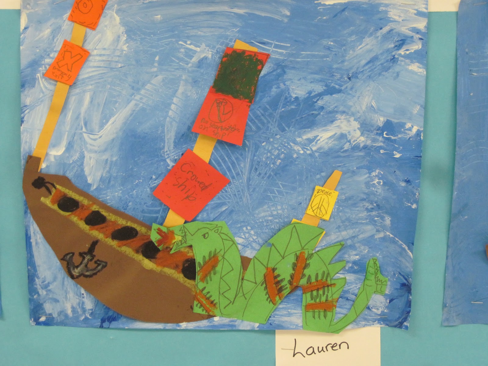 Lines, Dots, and Doodles: Ships, 3rd Grade
