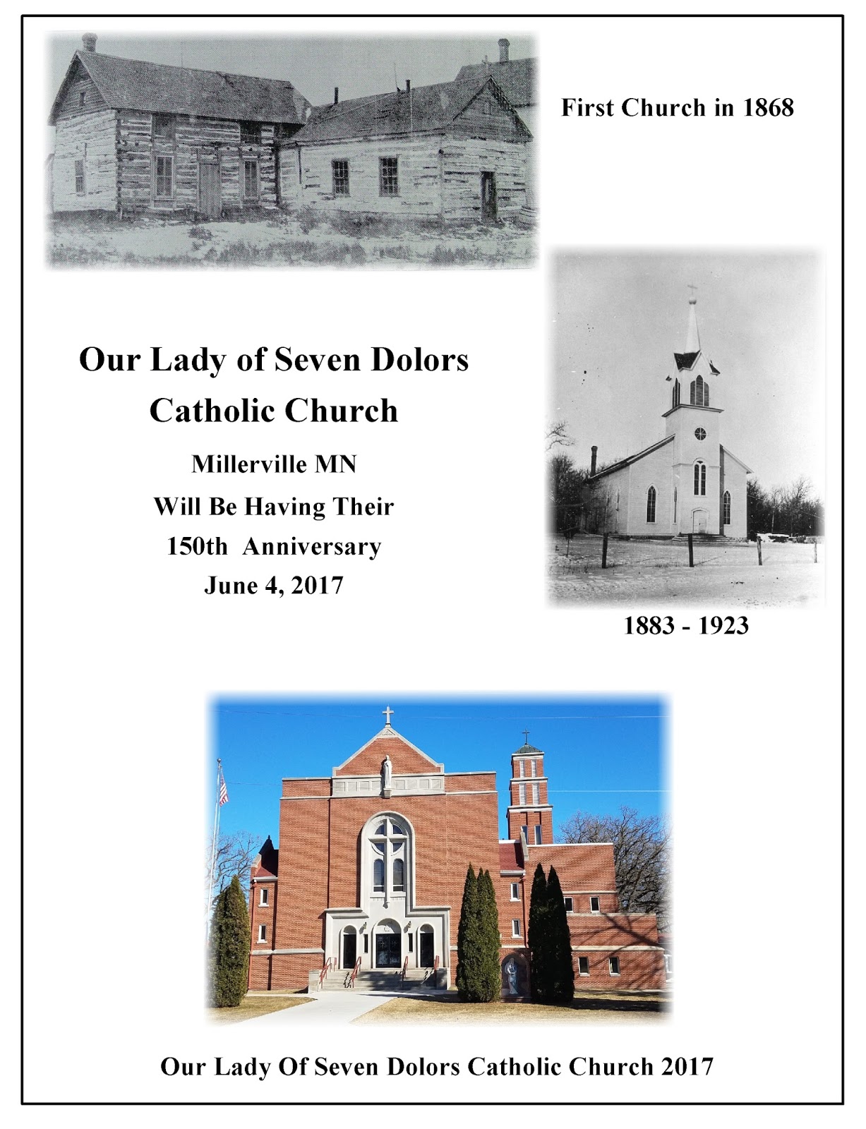 Brandon Mn History Center: Our Lady of Seven Dolors Catholic Church ...