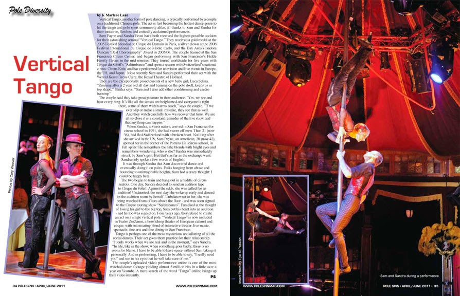 Angélica Italia: Vertical Tango at Festival Mondial du Cirque de Demain