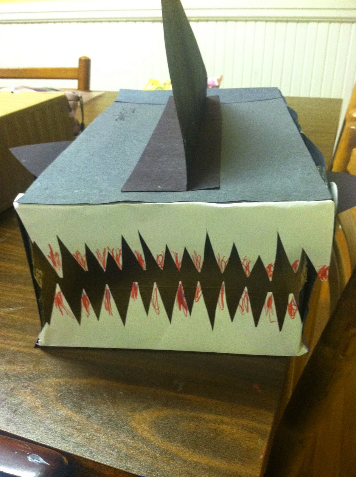 Owl About Sarah's Creations: Shark Valentine Box