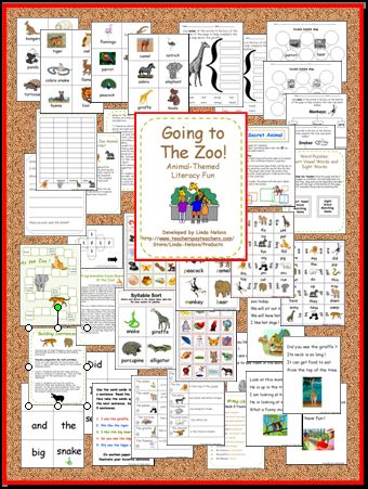 Primary Inspiration: Zoo Animal Freebie!