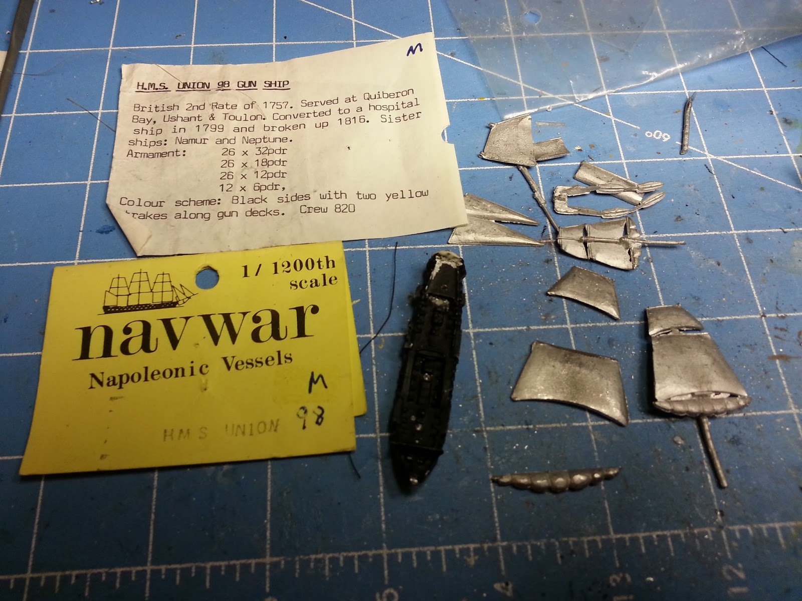 A Miniatures Hobby Room: Navwar Ottoman Empire Selimiye 122 Gun 1st Rate