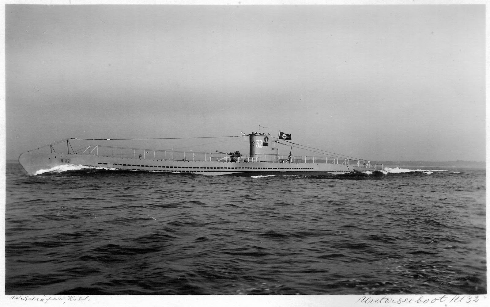 ANECDOTAS de MAR: SUBMARINO ALEMAN U-32