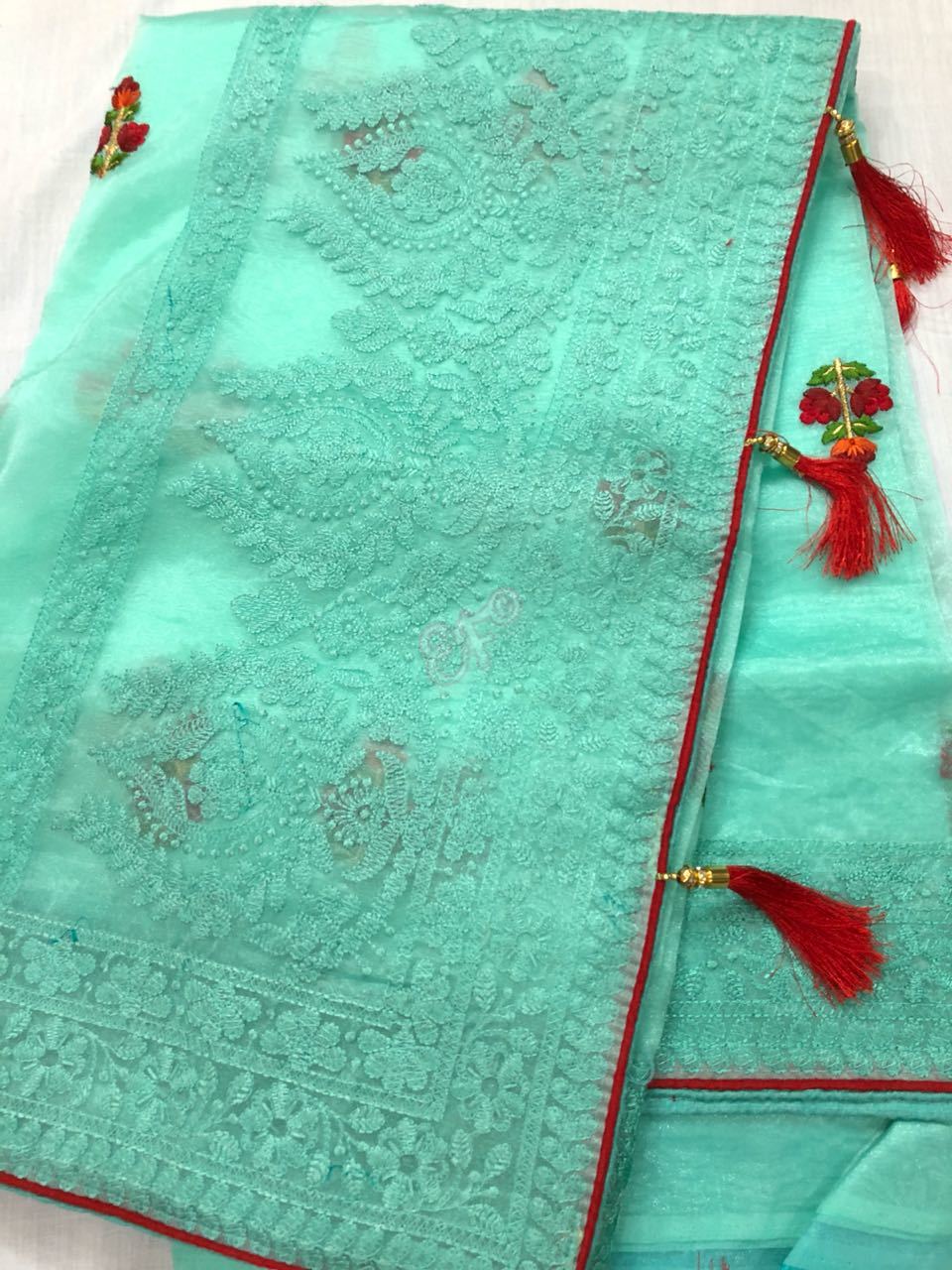 Organza Tissue Saree |Tissue Silk Designer Sarees