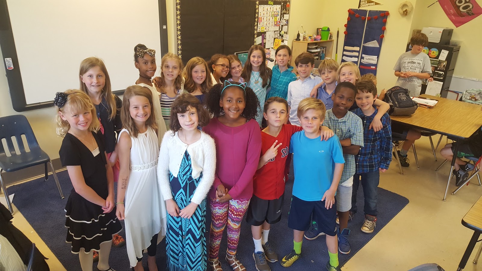 Mrs. Sanders 5th Grade Class: Wednesday, May 24th