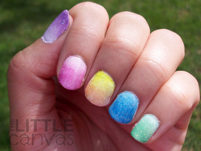 Gradient Skittles!!! - The Little Canvas